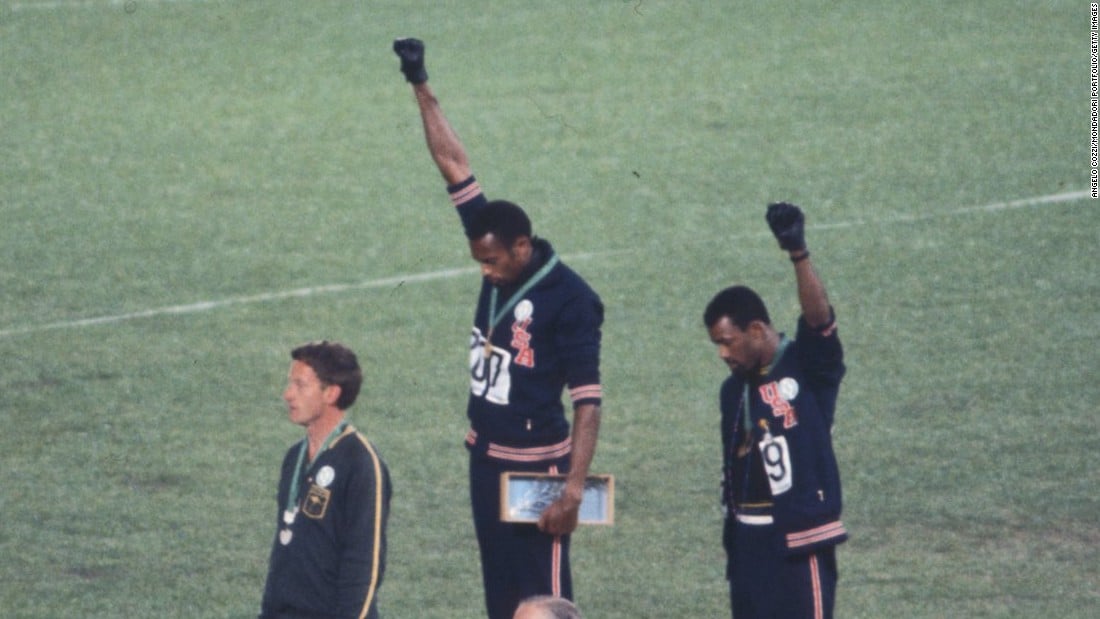 Cinquenta anos depois, o gesto de Tommie Smith e John Carlos segue ...