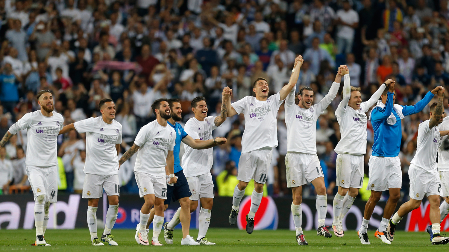 Na empolgação de Zidane, o Real Madrid está novamente na final da ...