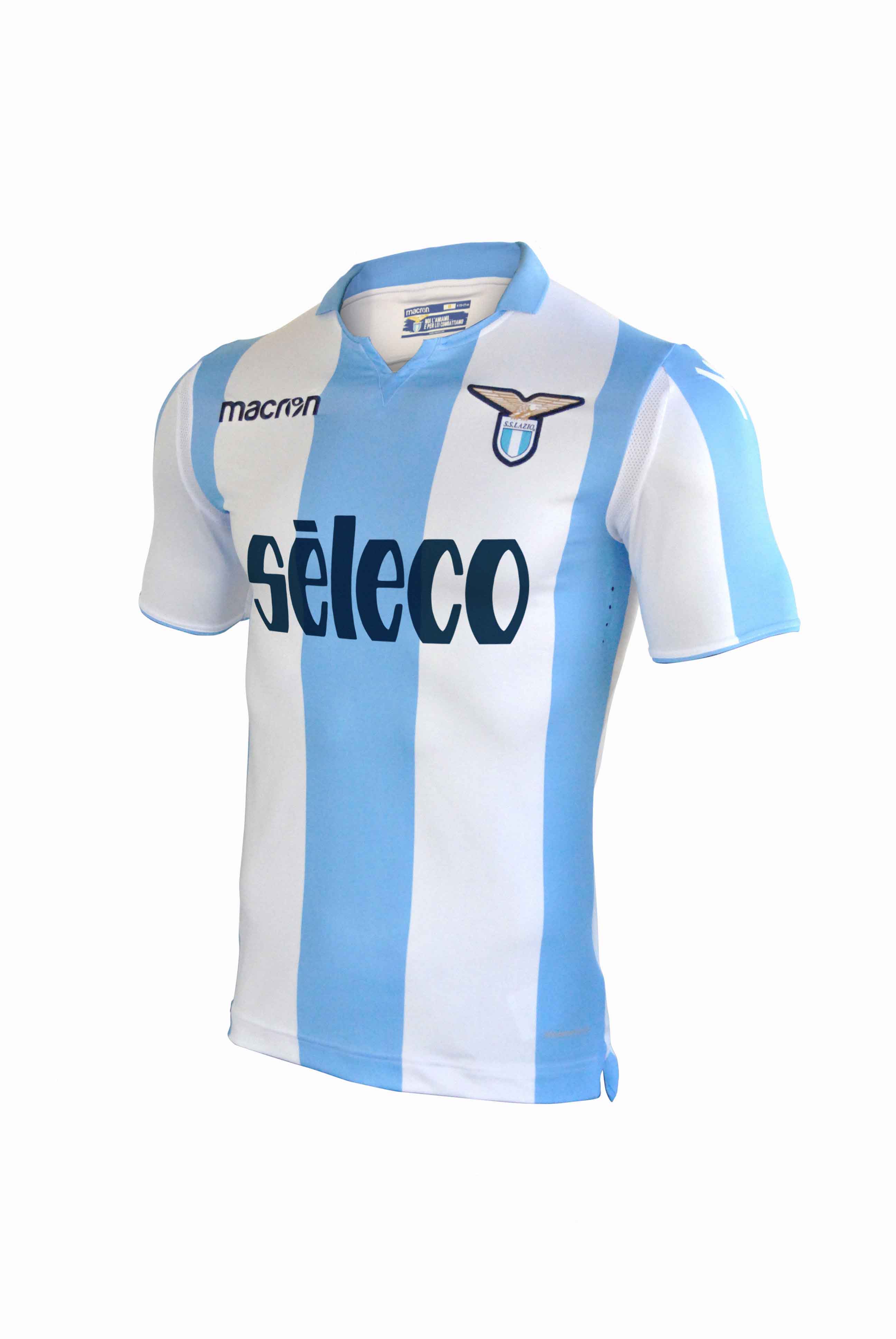 A Lazio exalta o seu passado nos novos uniformes para a próxima temporada